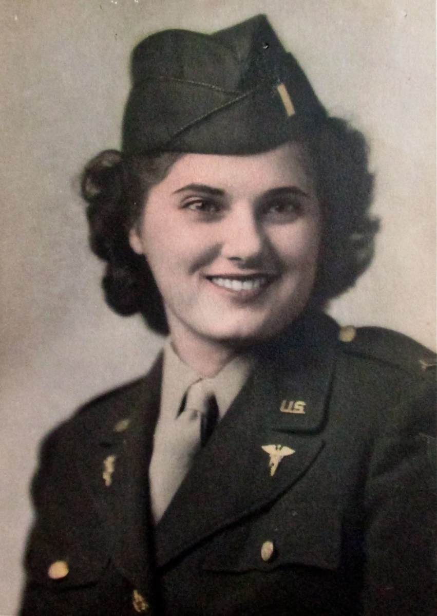 2nd. Lt. Marie Sgriccia was 18 when she signed up in 1944 to be an Army ...