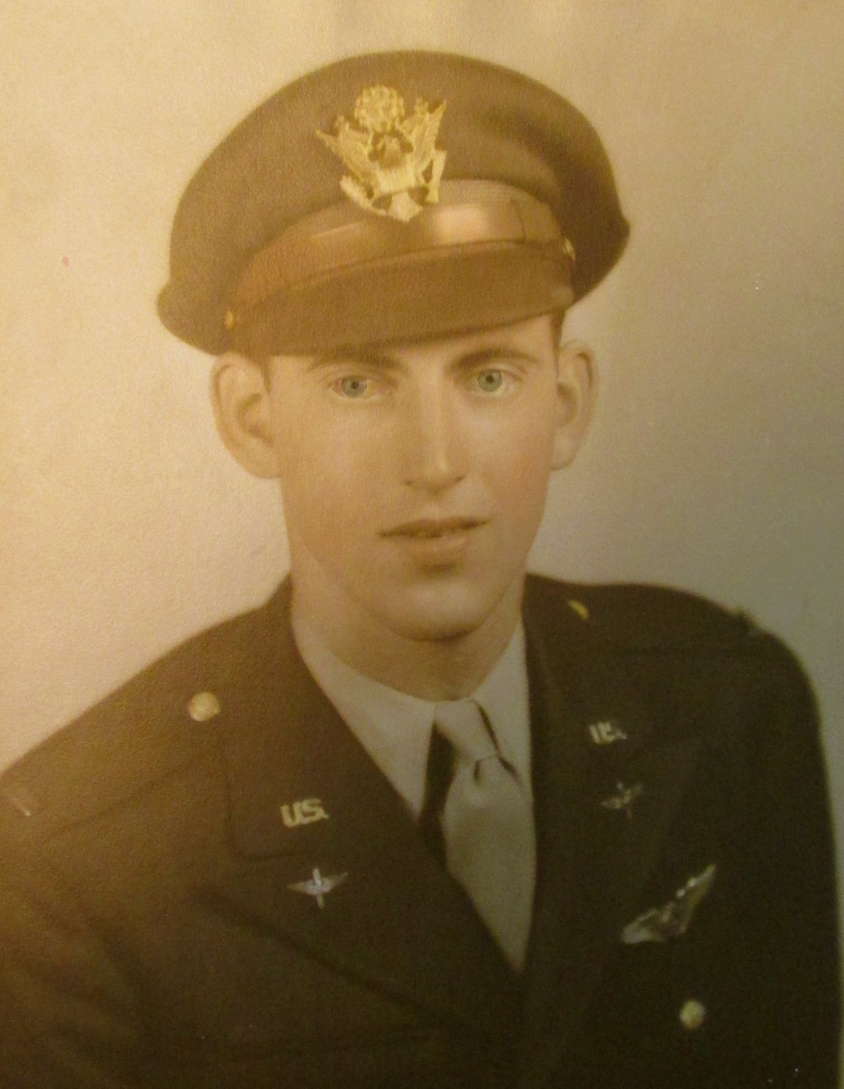 Bombardier Wallace Spencer shot down in B-24 over Germany during WW II ...