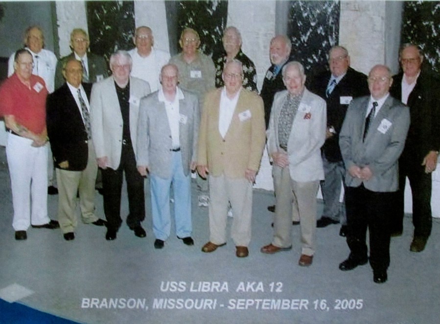 Bob Adams unites with buddies from USS Libra who served with him during ...