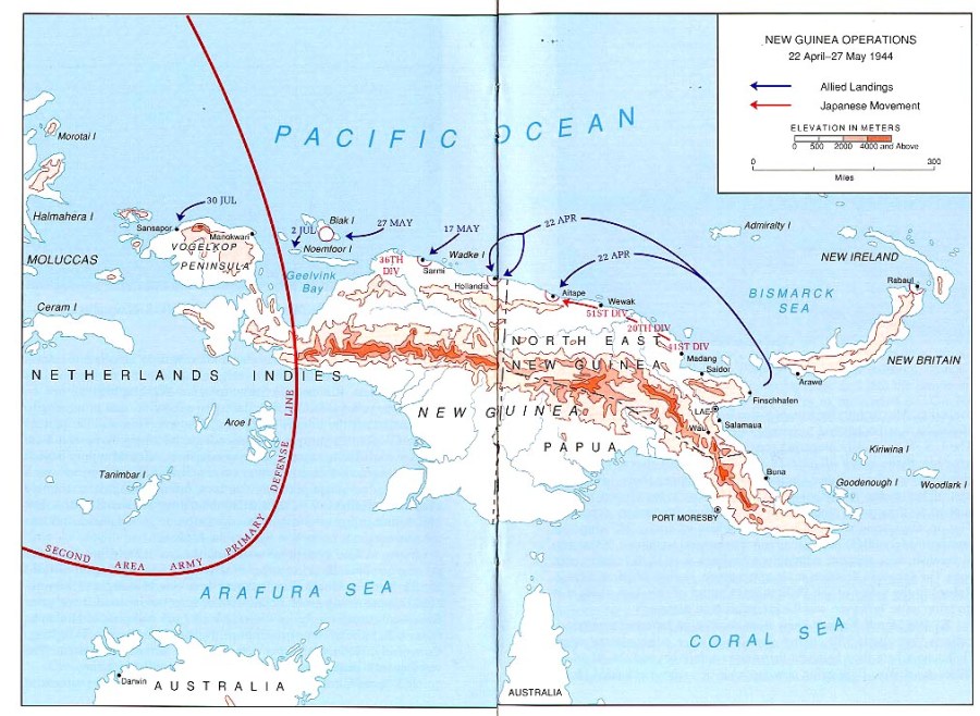 New Guinea cannibals eye Air Corps Sgt. Francis Drab for Sunday dinner ...
