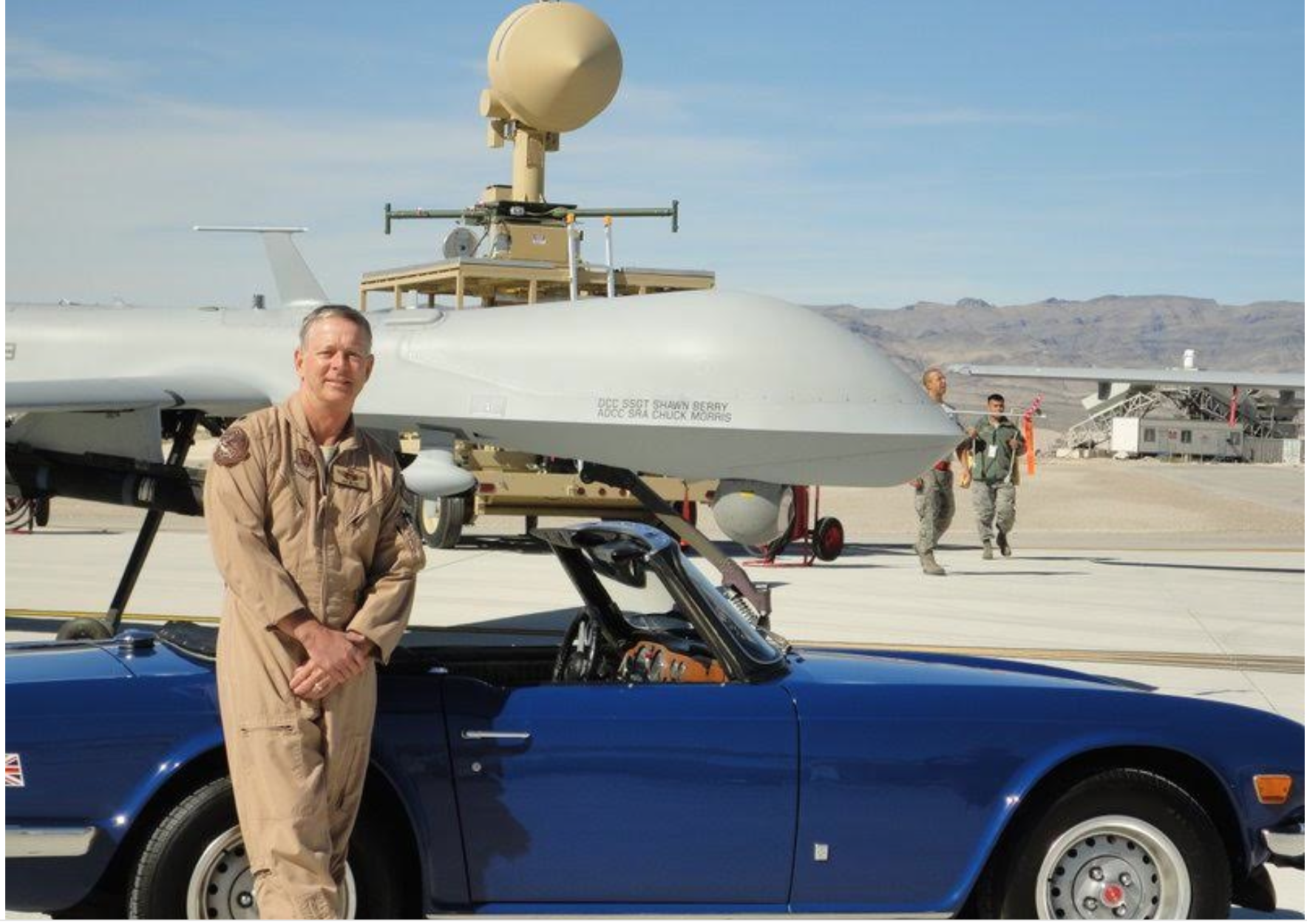 Lt. Col. Ian Milne had more combat time flying ‘Predator Drone’ than 20 ...